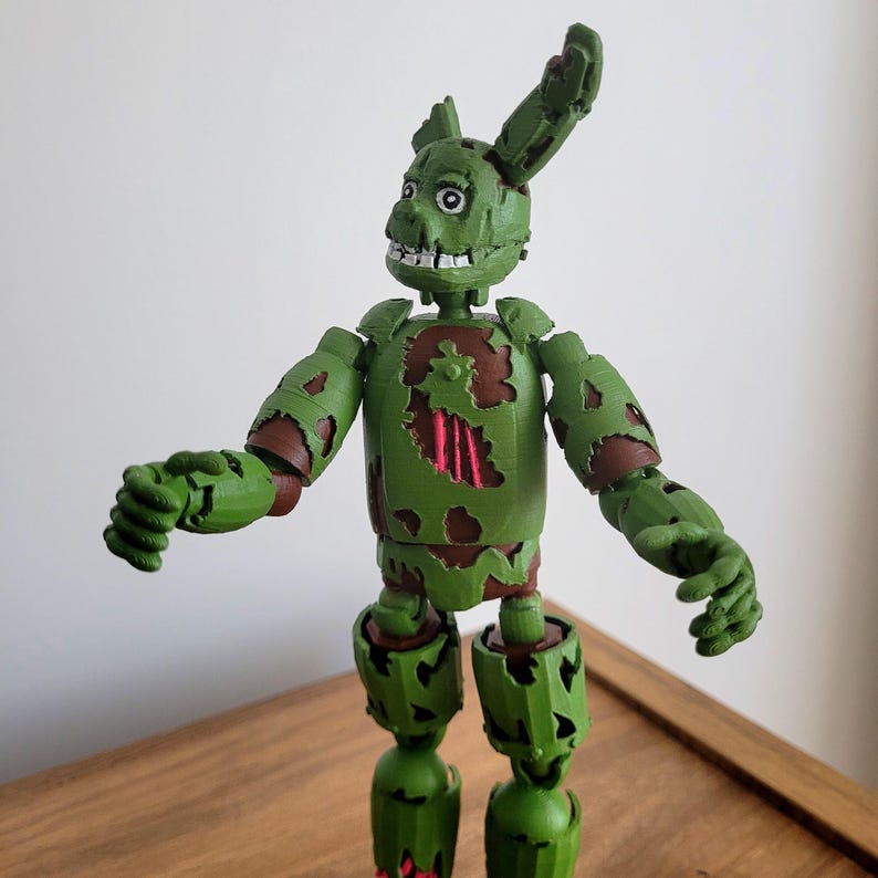 Springtrap Figure, Five Nights at Freddy's Springtrap Figurine, FNAF ...