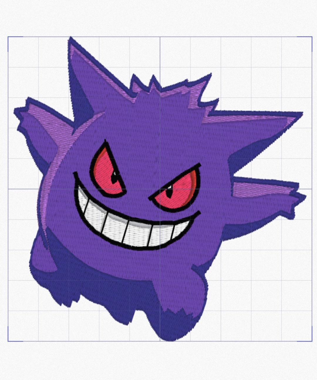 Pokemon Anime Design Digital File DST Pes Hus Exp Vp3 Jef Pec Sew Vip ...