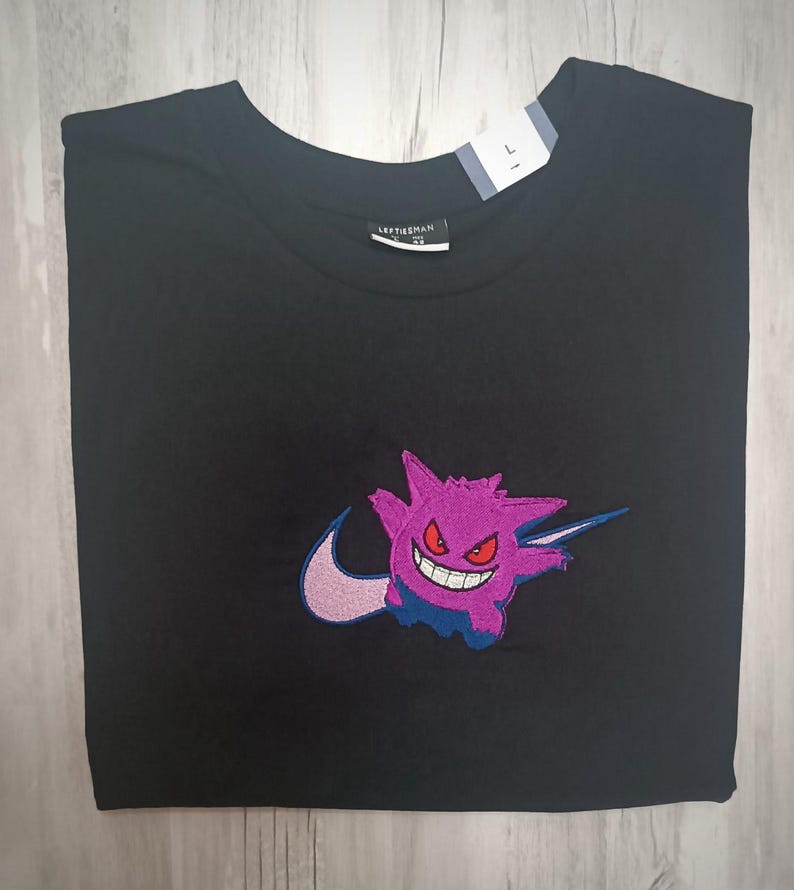 Pokemon Anime Design Digital File Gengar Gangar Nike Dst Csd Edr Exp ...