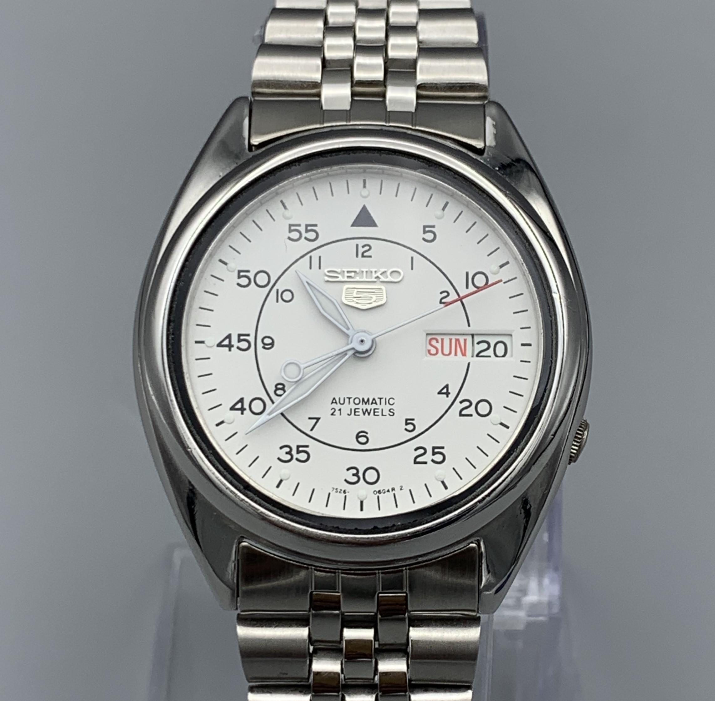 Seiko 5 Military Dial, 7s26 Automatic Japan Made Watch Rare Vintage ...