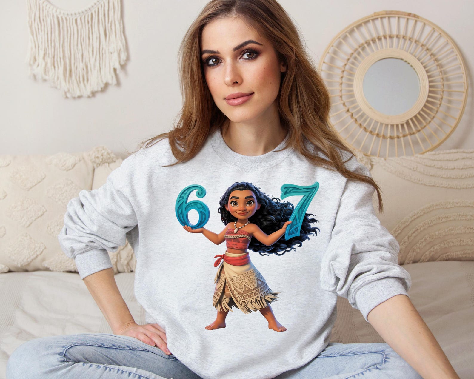 6 7 Moana Meme PNG | Moana Six Seven Meme 6 7 PNG | 6 7 Png | Six Seven ...