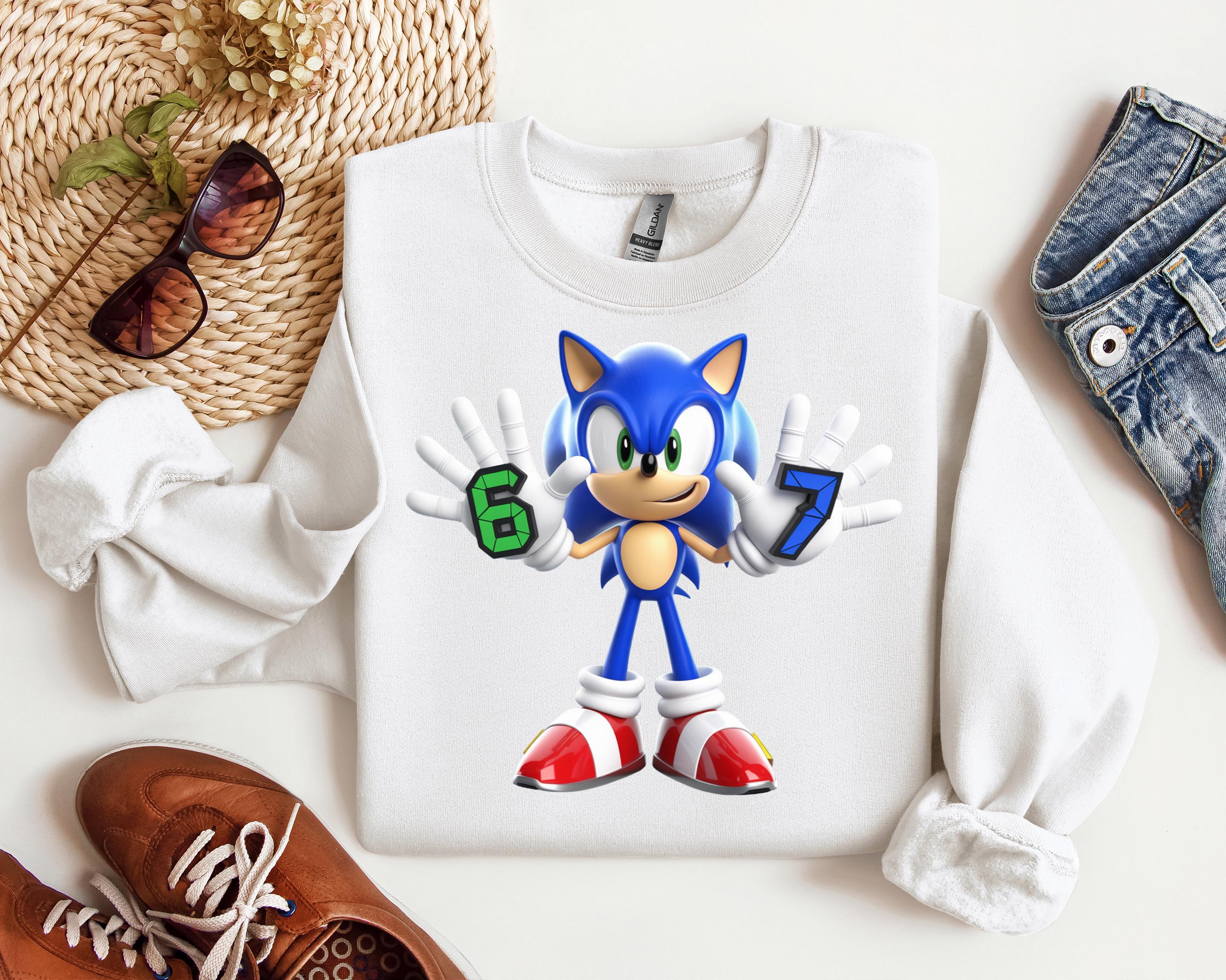 6 7 Sonic Meme PNG | Sonic Six Seven Meme 6 7 PNG | 6 7 Png | Six Seven ...