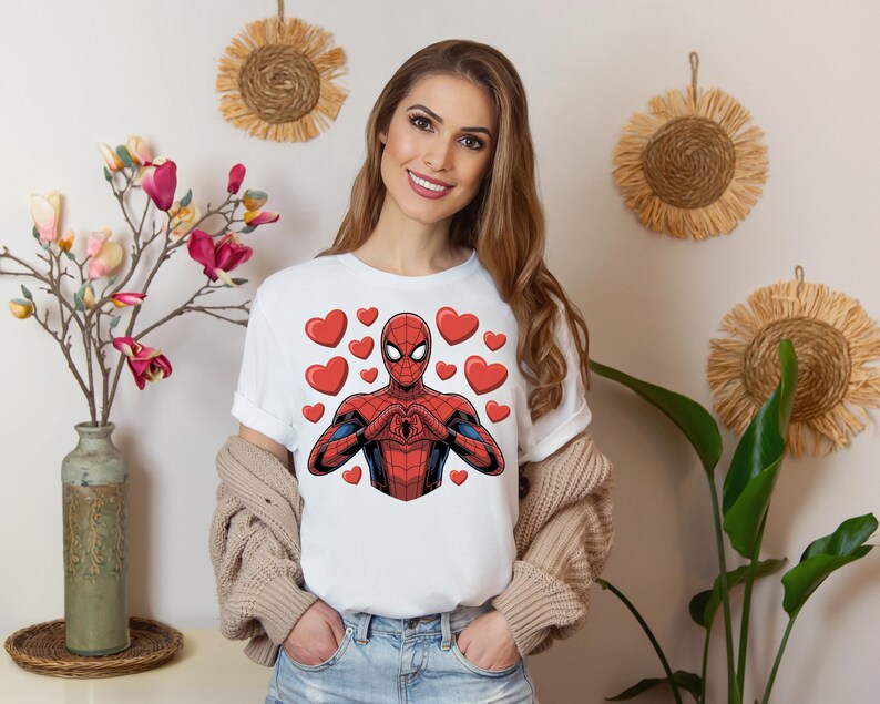 Spidey Valentine PNG, Kids Superhero Clipart (digital Download) - Etsy