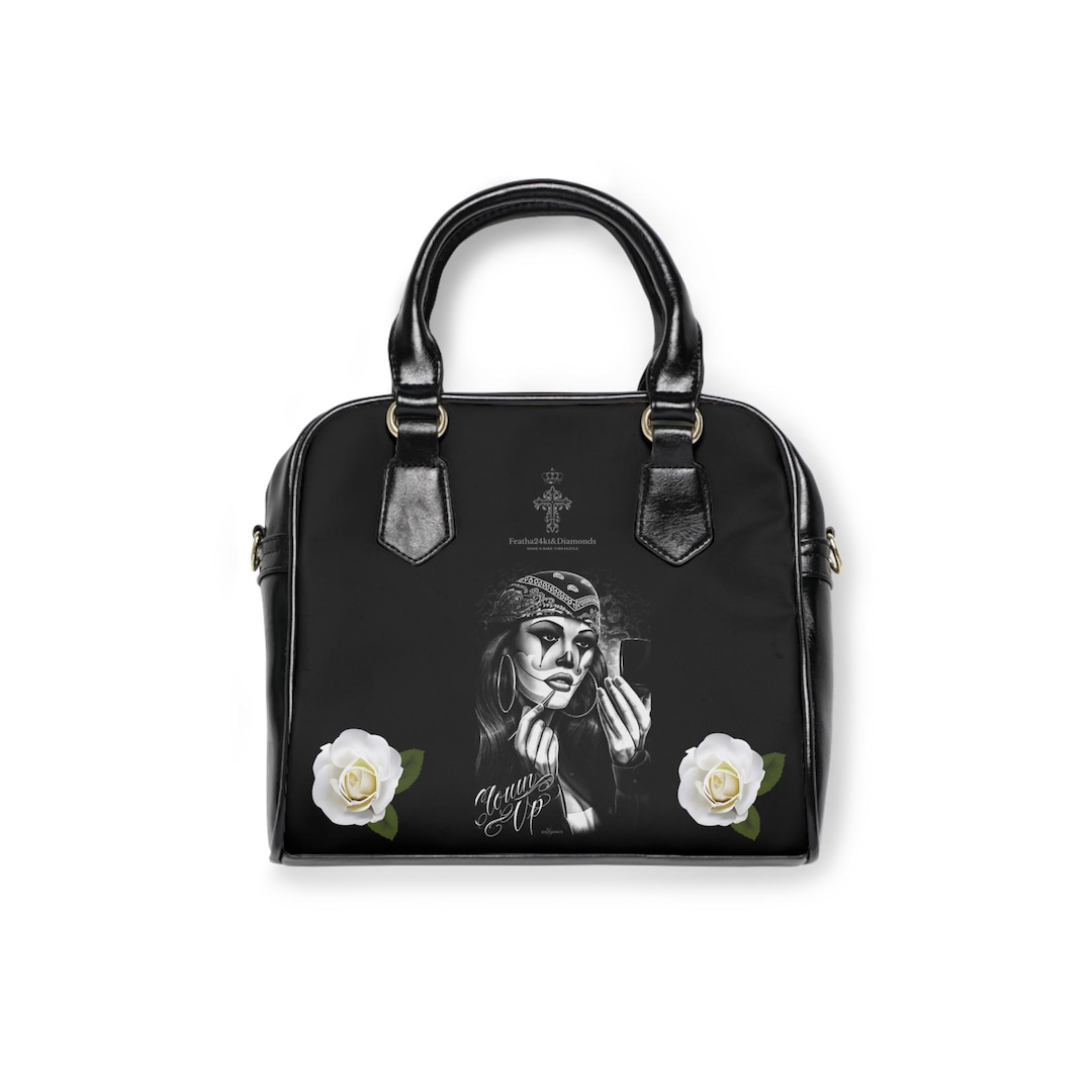 Shoulder Handbag, Lowrider Purse Clown Up, Unique Statement Bag, Trendy ...
