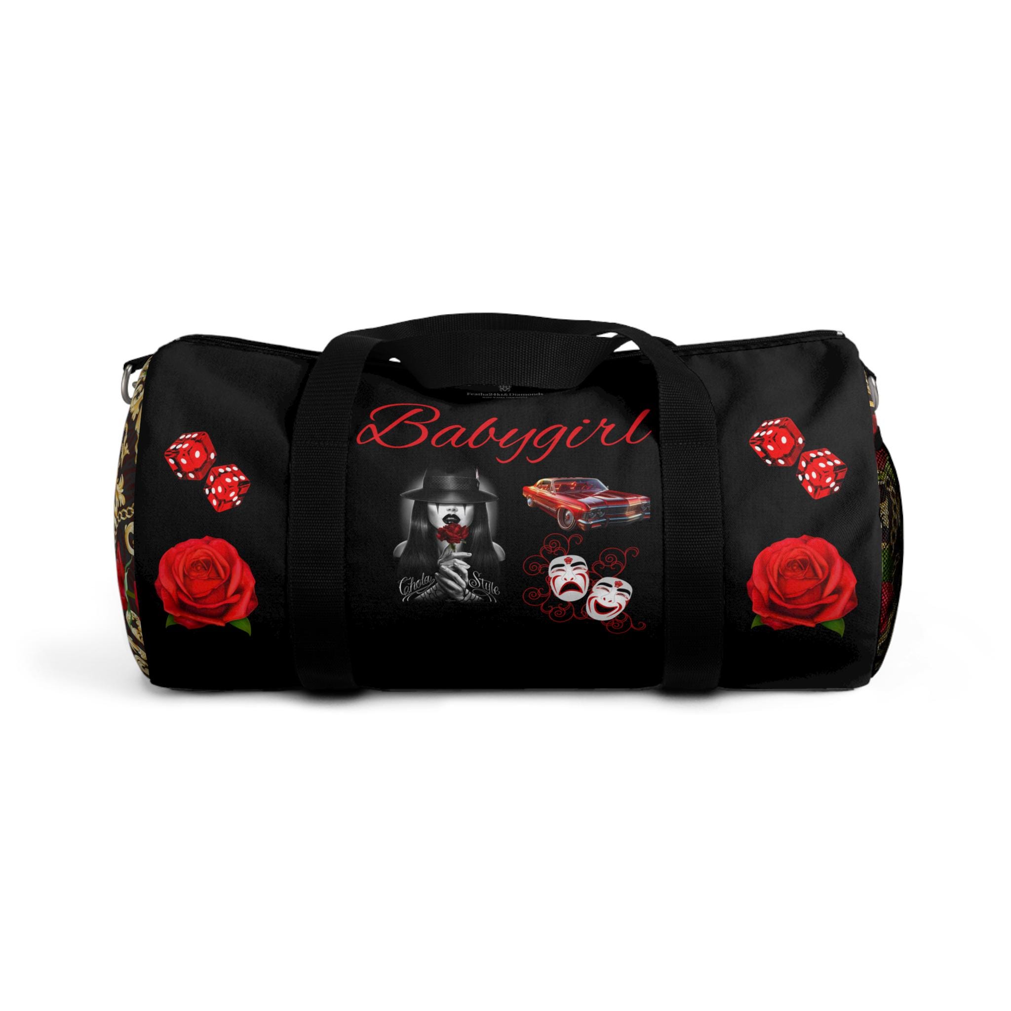 Gangster Life Chola and Lowrider Car Duffel Bag With Pockets, Chicano ...