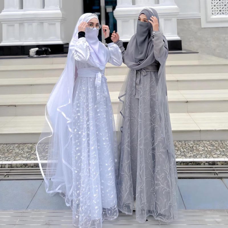 Muslim Women Bridal Dress - Etsy