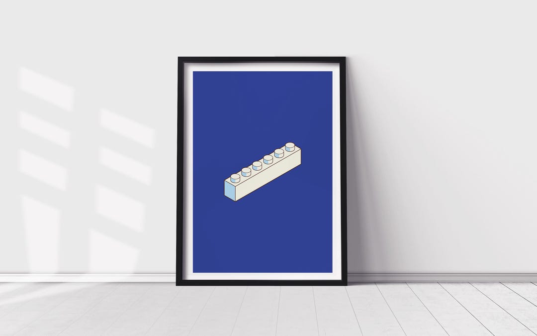 Building Block Art Print: Modern Kids Room Decor (digital Download) - Etsy