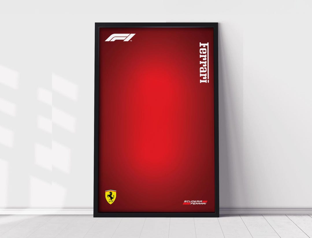 Ferrari F1 Poster, Lego Technic Compatible, Poster for Wallboard ...