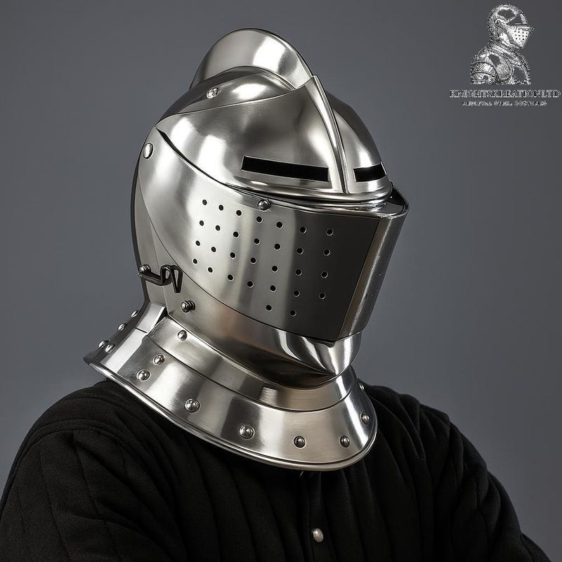 Knight Helmet Metal Visor - Etsy