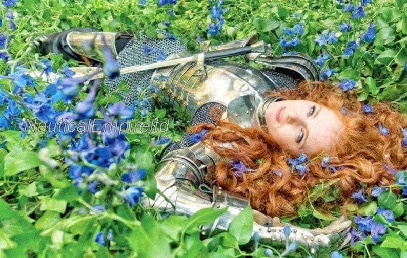 Medieval Female Knight Cosplay Fantasy Lady Knight Armor Medieval ...