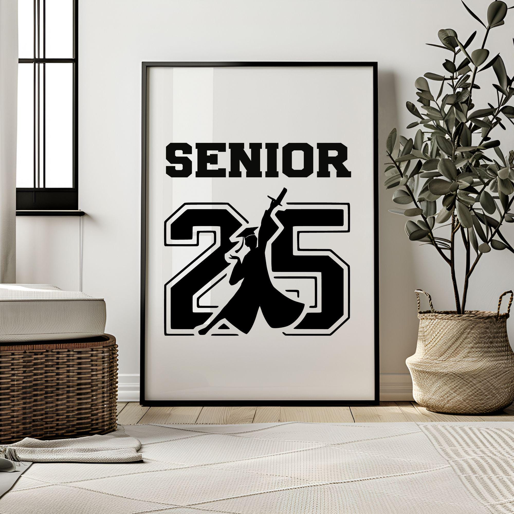 Senior 2025 Svg, Graduation Svg, Graduation Cap Png, Class of 2025 ...