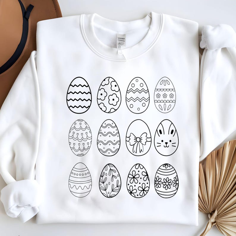 Easter Egg Bundle SVG Files, Easter 2025 Cut Files, Easter Egg ...