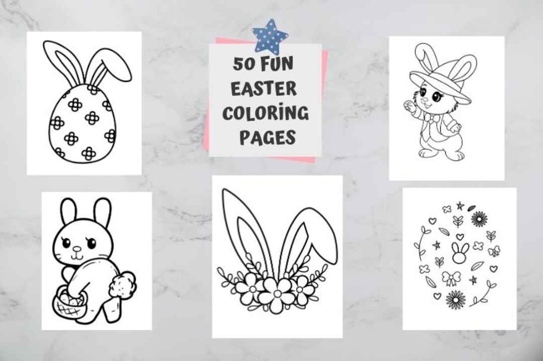 50 Fun Easter Coloring Pages for Kids – Printable Easter Activity ...