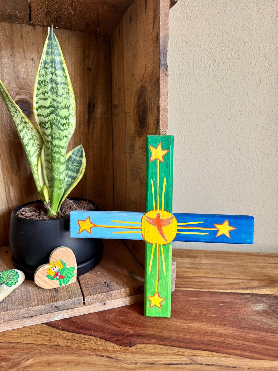 Dreams, Love – Hand-painted, Isosceles Wooden Cross - Etsy