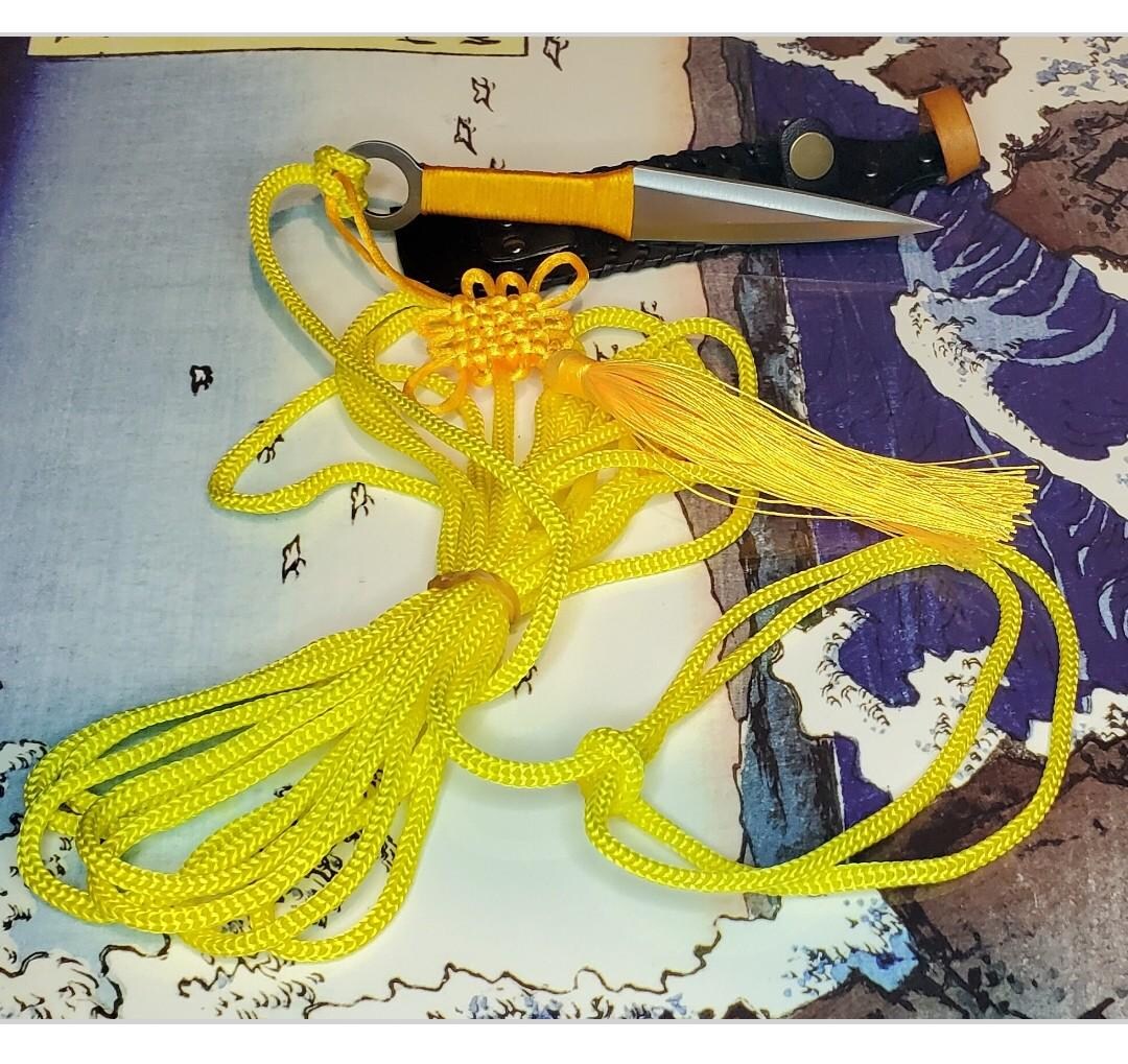Sheng Biao, Shaolin Rope Darts, Steel Kunai, 4 Meter Rope, Matching ...