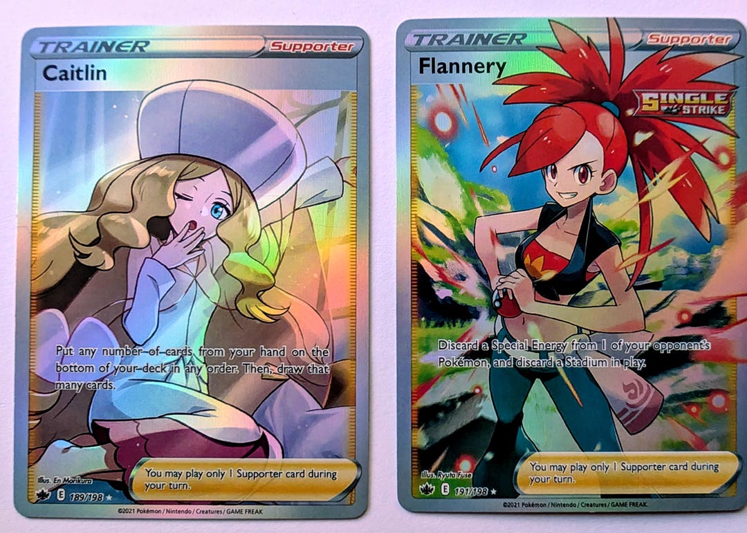 Pokémon Card Bundle That Includes Two Trainer Supporters Including ...