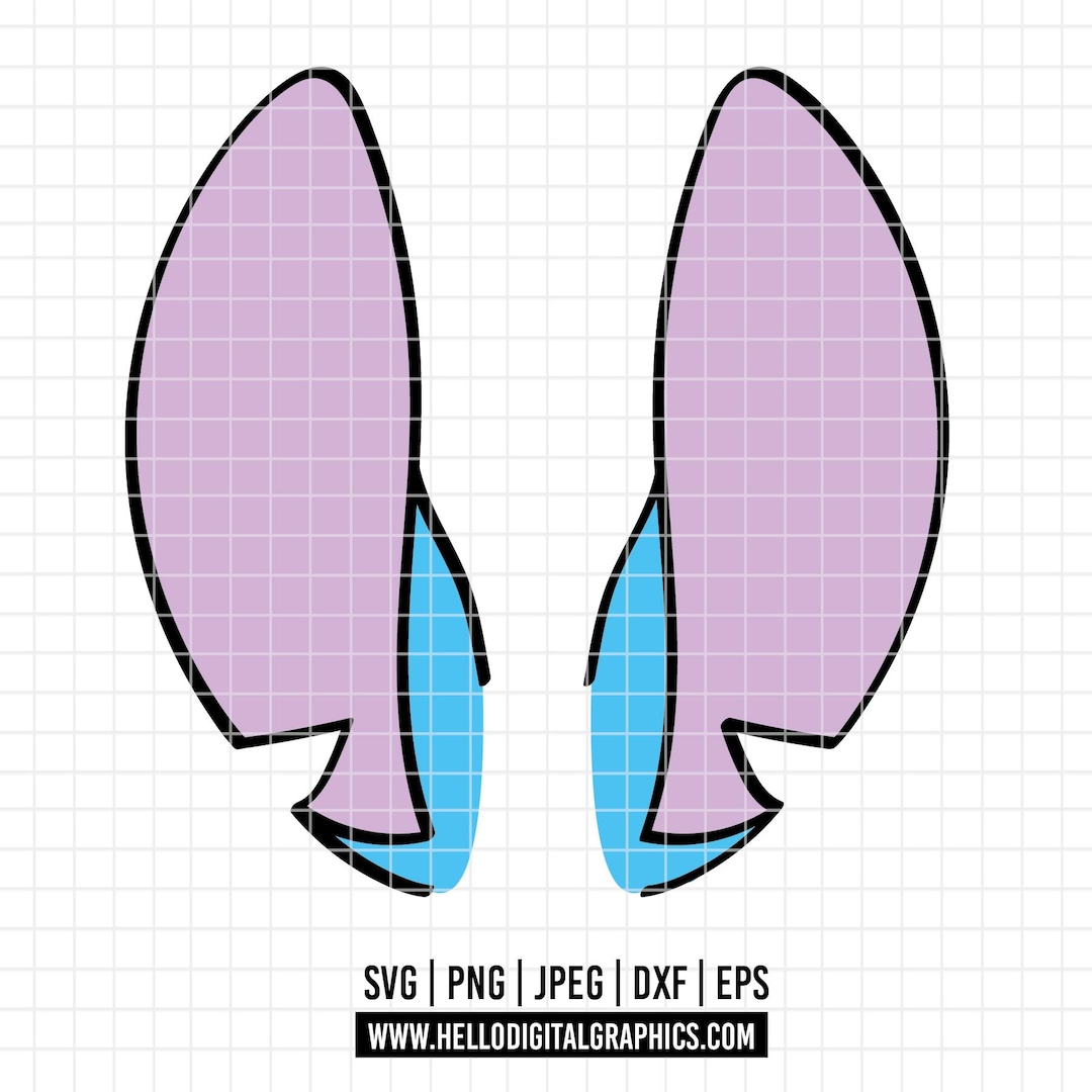 2461 - Stitch's Ears SVG, EPS, PNG - Lilo and Stitch Clipart Vector ...