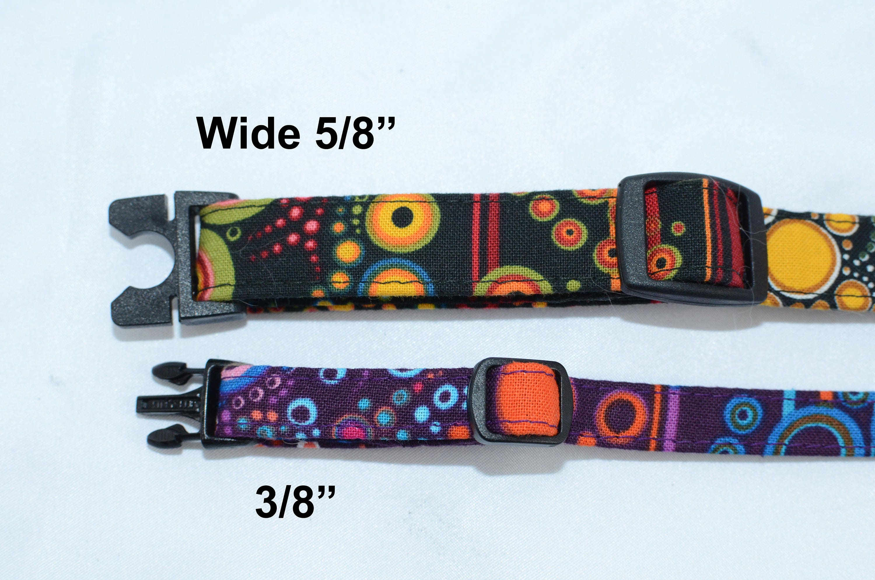 Breakaway Cat Collar Hardware Kit D Rings Buckle Slide Etsy