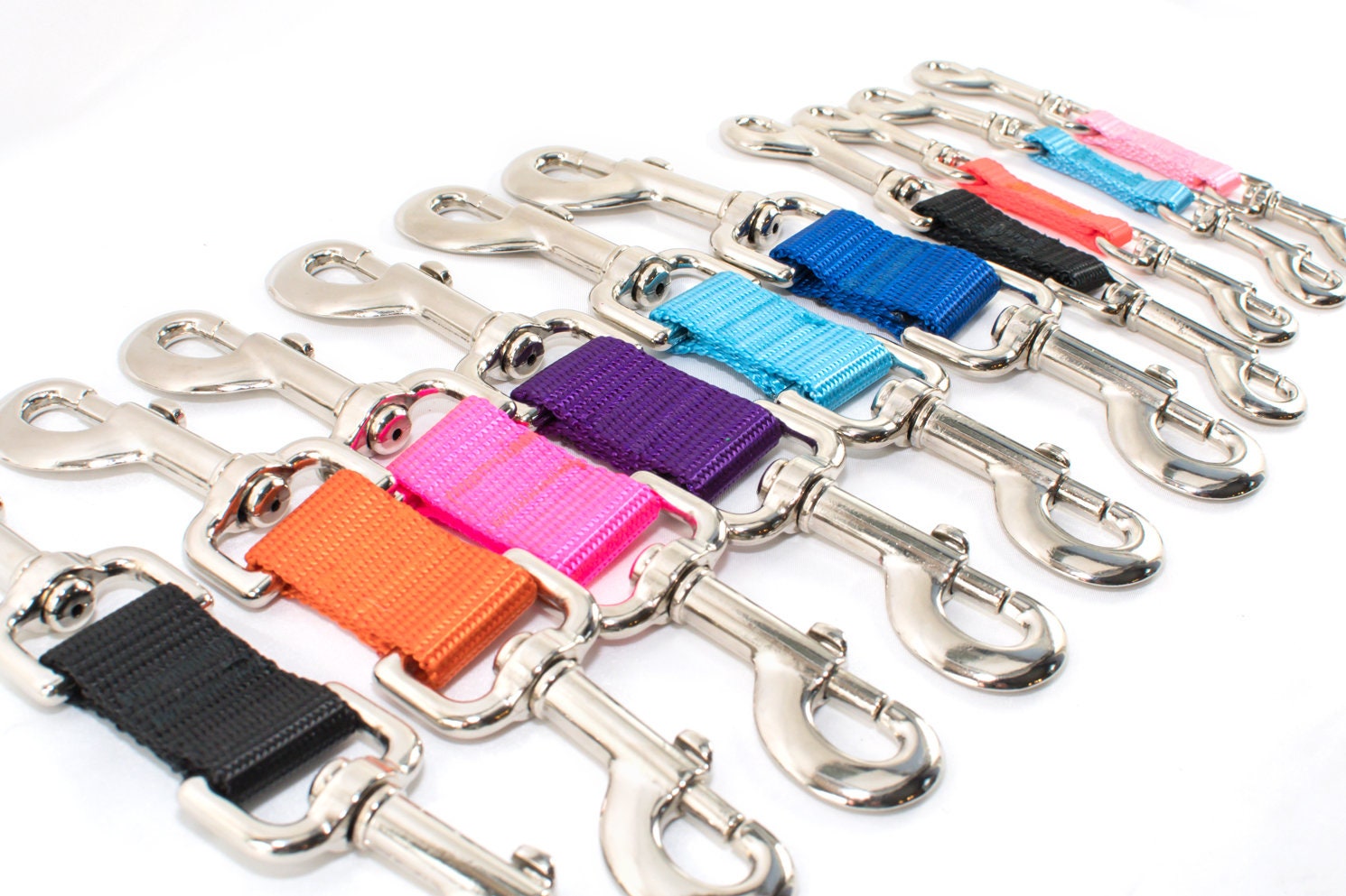 Harness to Collar Safety Clip 3 Widths 25 Colors Safeties - Etsy