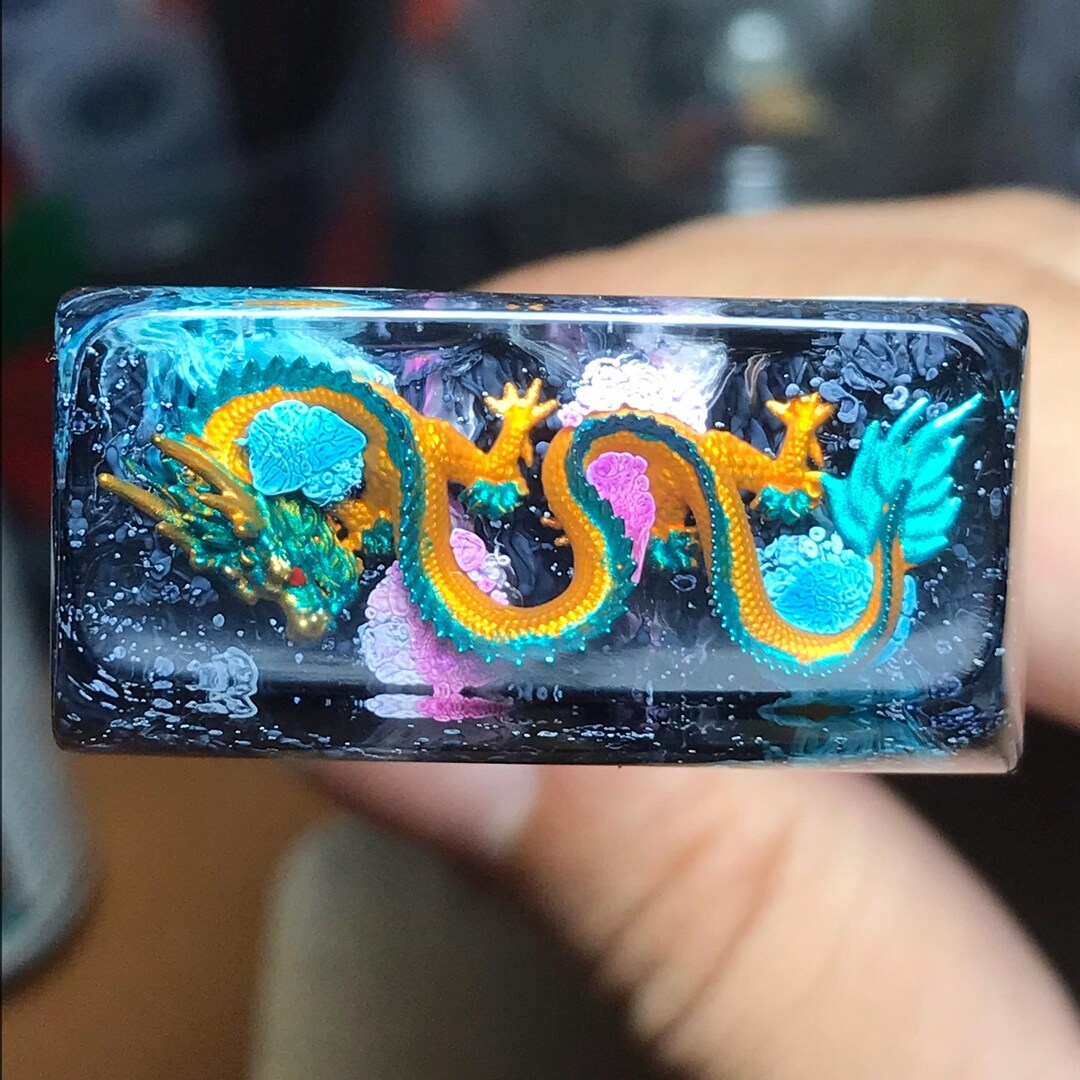 Dragon Backspace Keycap Artisan, Custom Keycap for Mechanical Keyboard ...