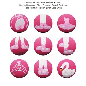 Hand Painted Handle - Children's Custom Ballerina Ballet Handles or ...