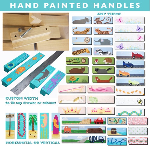 Children's Handle ANY Size Any Theme Custom Hand - Etsy