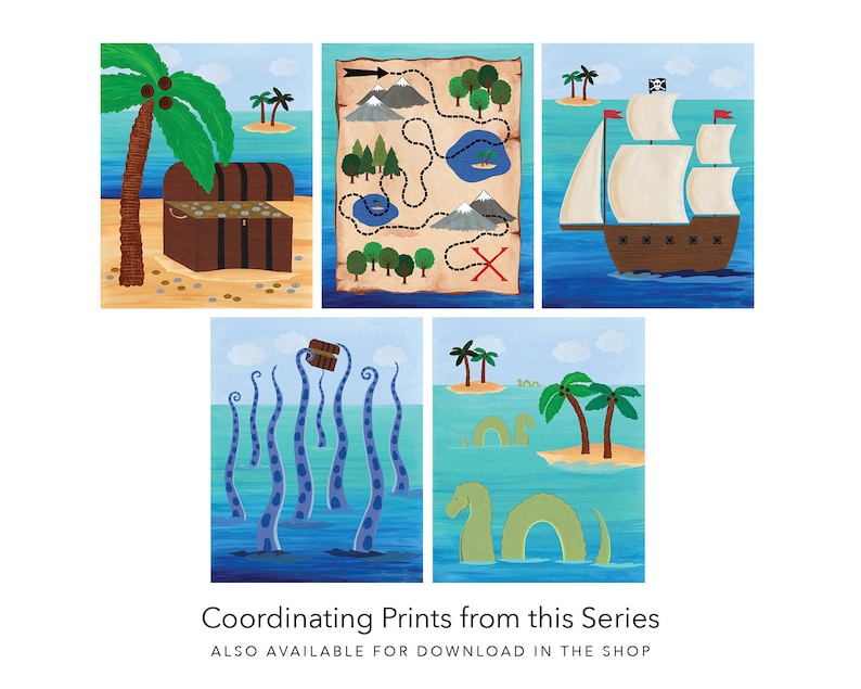 X Marks the Spot Pirate's Booty Treasure Map Printable | Etsy