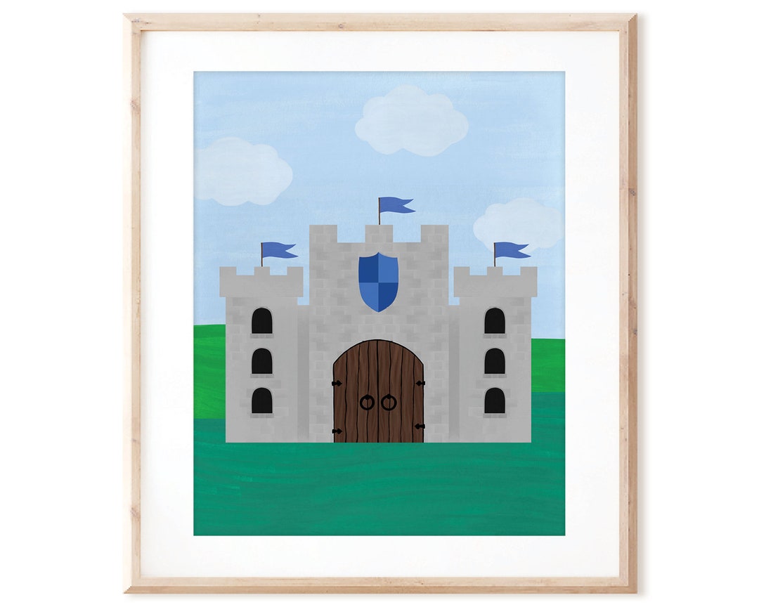 The King's Castle Print - Printable Art From Original Hand Painted ...