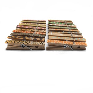 Set of 5 Custom Clothespins - Available Individually as Add on for Art ...