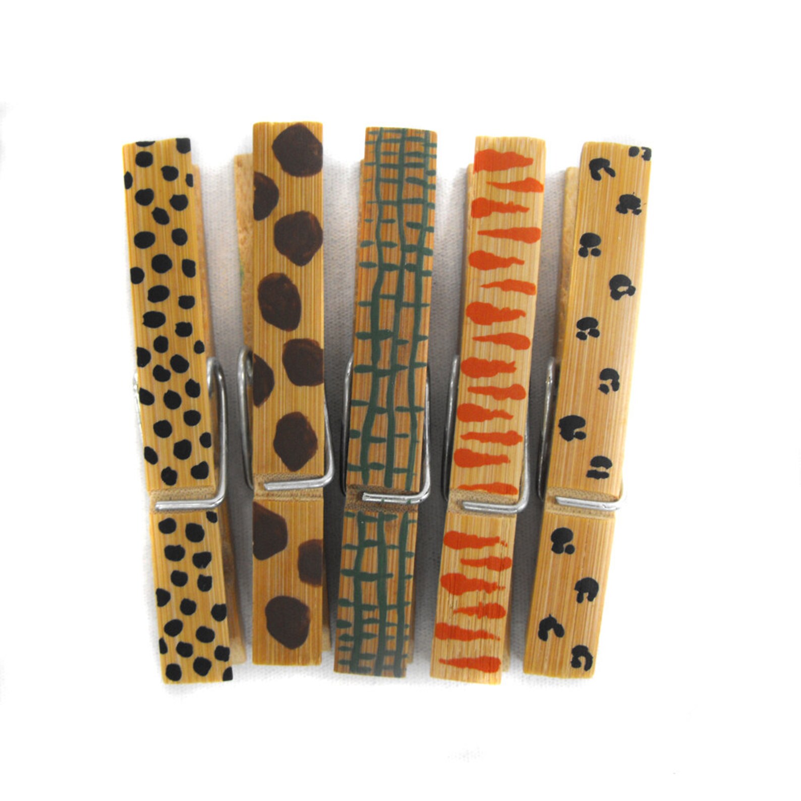 Set of 5 Custom Clothespins - Available Individually as Add on for Art ...