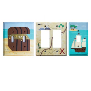 Hand Painted Handle - Children's Custom Hand Painted Pirate Theme ...