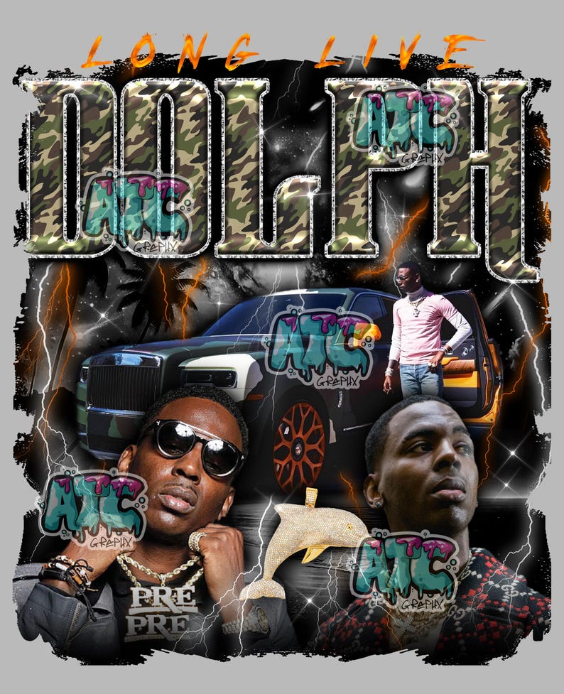 Young Dolph Graphic Tee DESIGN DOWNLOAD - Etsy