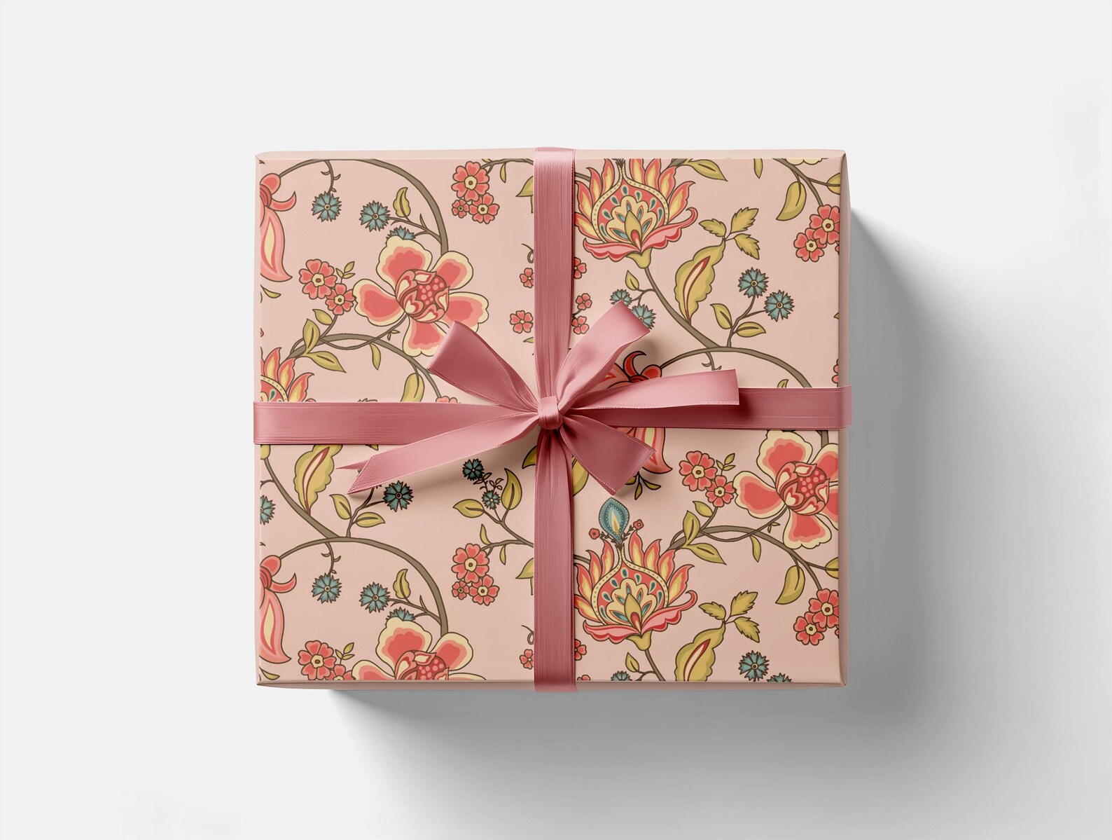 Trailing Floral Seamless Pattern: Indian Chintz Style Surface Designs ...