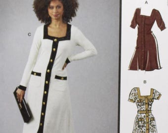 Mccall's Sewing Pattern 9483, Misses' Pullover Dress and Overdress ...