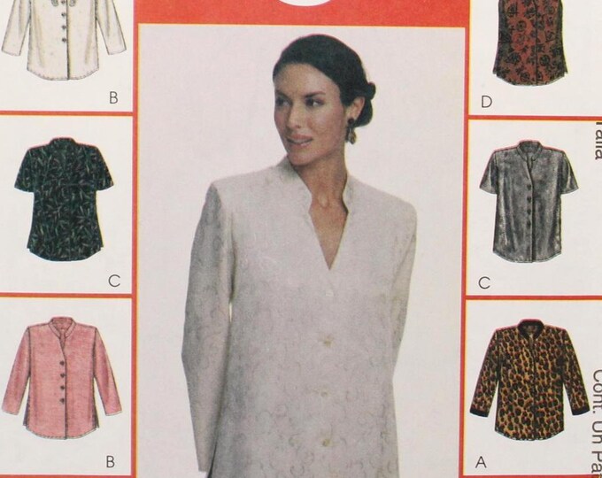 Mccall's Sewing Pattern 5664, Misses' Flared Shirts Sewing Pattern ...