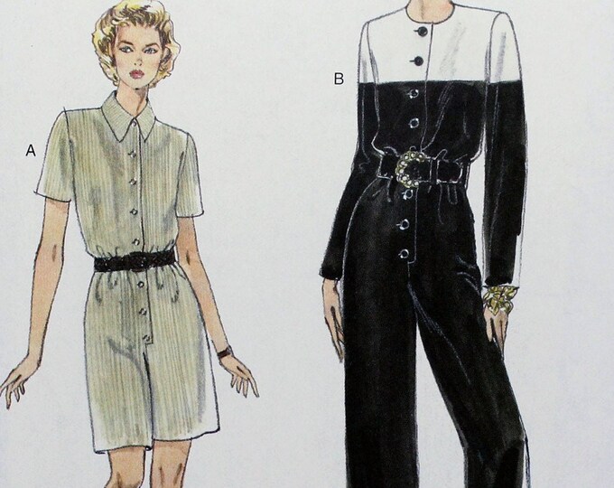 Vogue Sewing Pattern 9499, Misses'/miss Petite Loose-fitting Jumpsuit ...