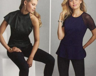 New Look Sewing Pattern 6407, Misses' Easy Front Button Shirt With ...