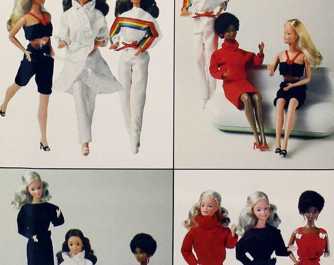 Butterick Sewing Pattern 6170 Doll Clothes for 11-1/2" Dolls Sewing ...