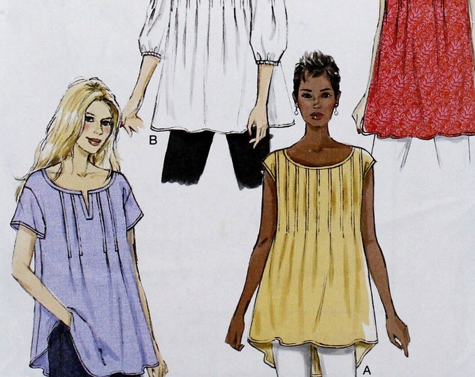 Butterick Sewing Pattern 6024 Misses' Loose-fitting Pullover Top, Uncut ...