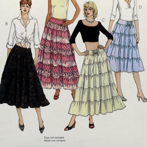 Tiered Skirt Pattern - Etsy