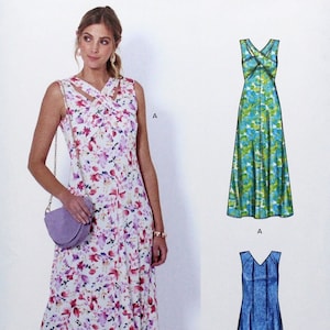 New Look Sewing Pattern 6717, Misses' Sleeveless Stretch Knit Dresses ...