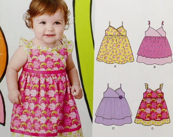 New Look Sewing Pattern 6112, Baby Girls' Dress Sewing Pattern, Uncut ...