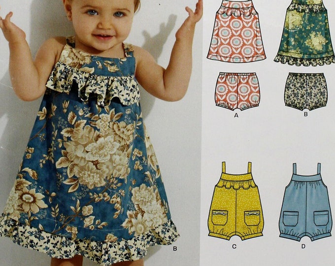 New Look Sewing Pattern 6903, Babies Dress, Top, Pants and Romper ...