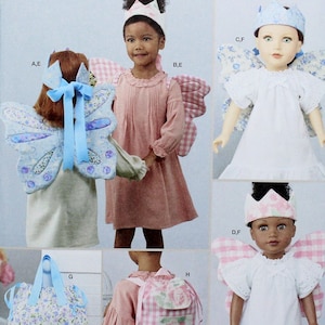 Simplicity Sewing Pattern 9765, Children's Wings in Sizes S M L, Crown ...