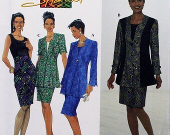 Simplicity Sewing Pattern 7055, Misses' African Two Piece Gown or Dress ...