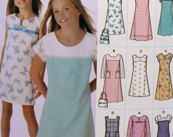 Simplicity Sewing Pattern 5234, Girls' Plus Size Pullover Jumper or ...
