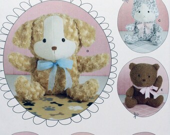 Simplicity Sewing Pattern 5247, Decorative Bears and Clothes, Uncut/ff ...