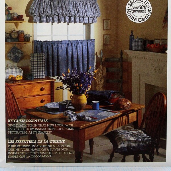 Kitchen Curtain Sewing Patterns - Etsy