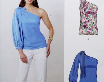 New Look Sewing Pattern 6407, Misses' Easy Front Button Shirt With ...