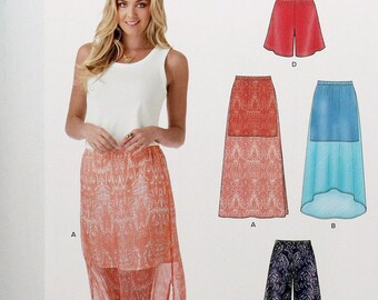 New Look Sewing Pattern 6516, Misses' Easy Ruffled Skirt Sewing Pattern ...